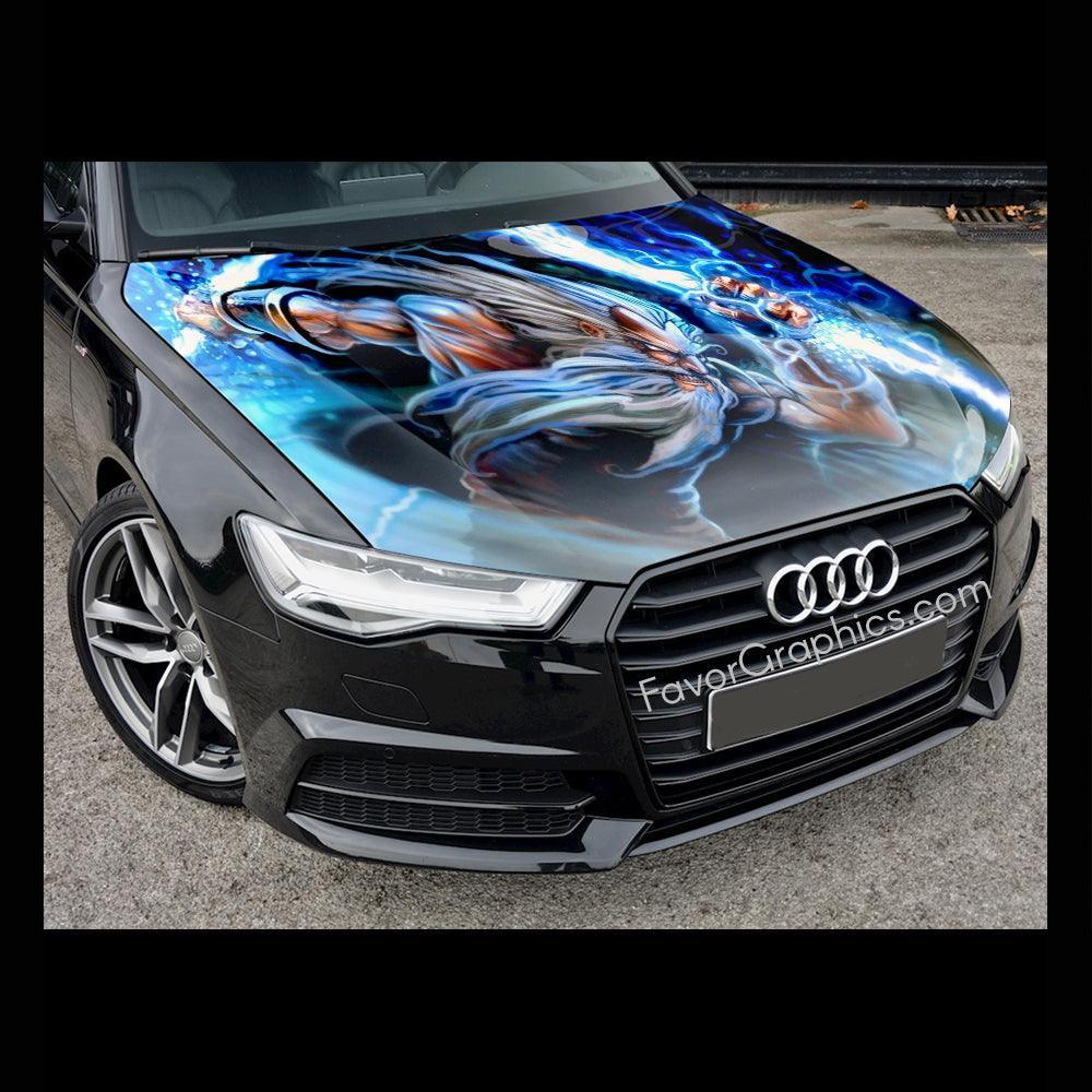 Zeus God of War Car Wraps on Autos, Trucks, and SUVs – Favor Graphics
