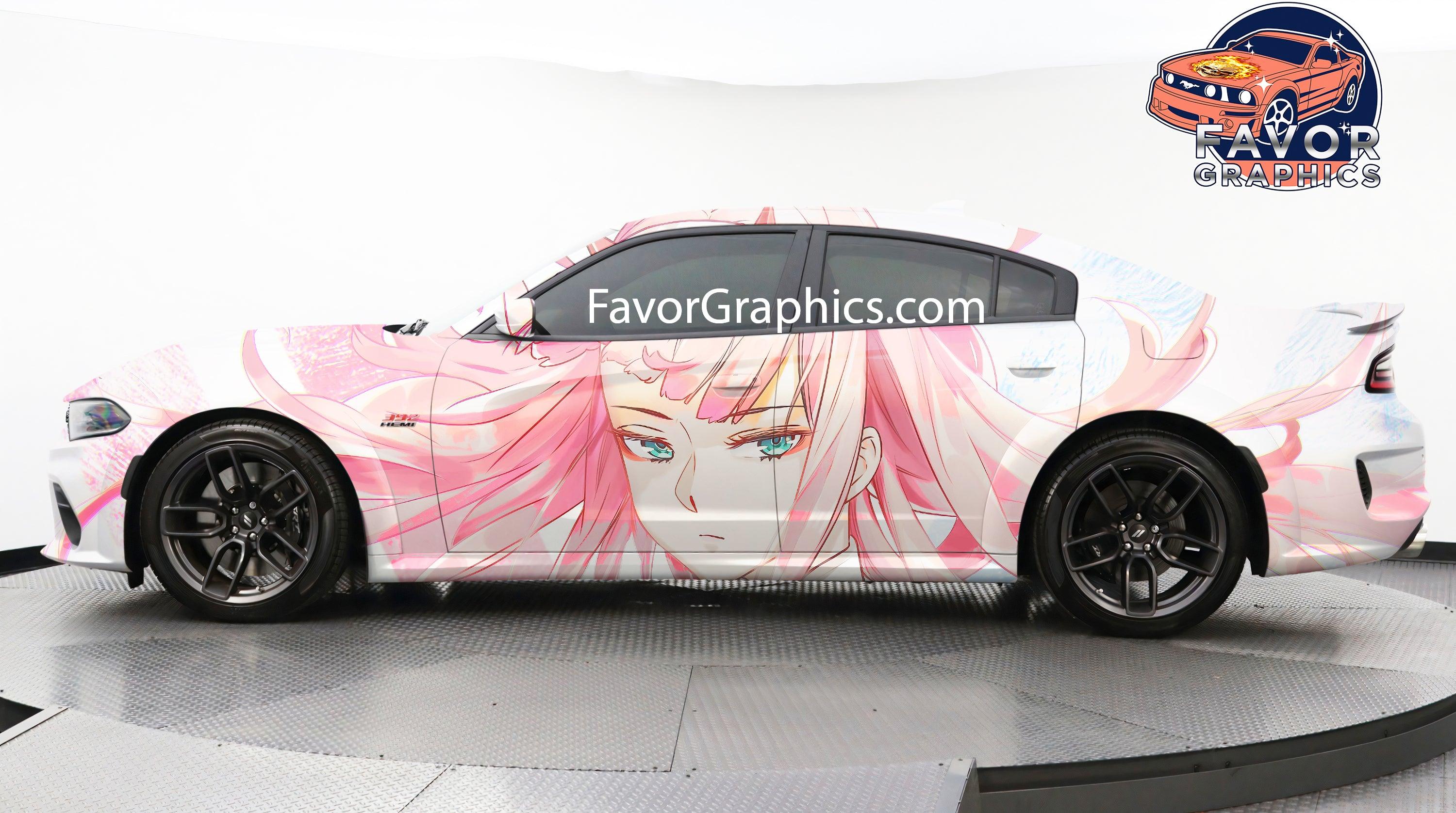 Zero Two Itasha Full Car Vinyl Wrap Decal Sticker – Favor Graphics