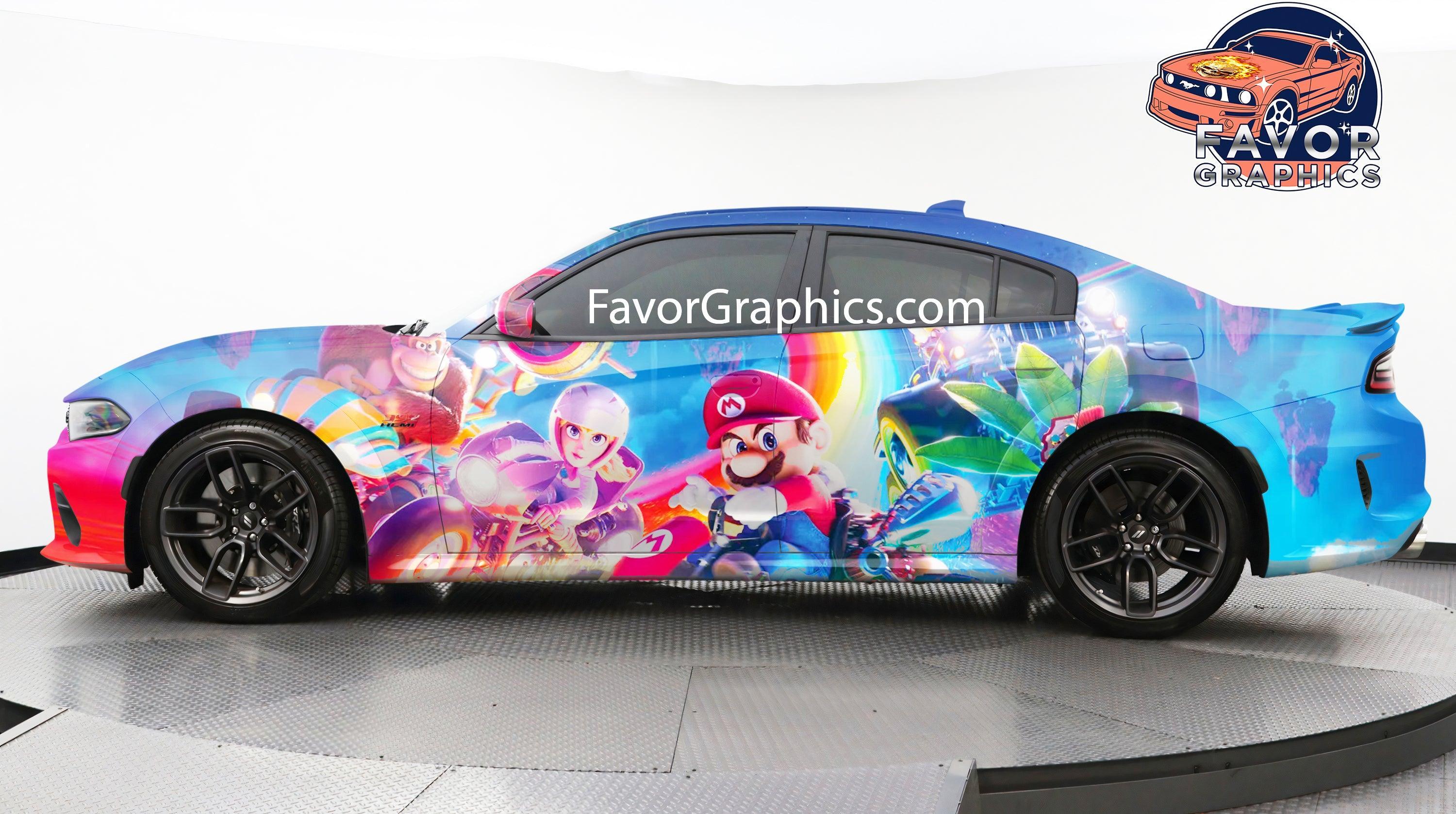 Mario Itasha Full Car Vinyl Wrap Decal Sticker – Favor Graphics