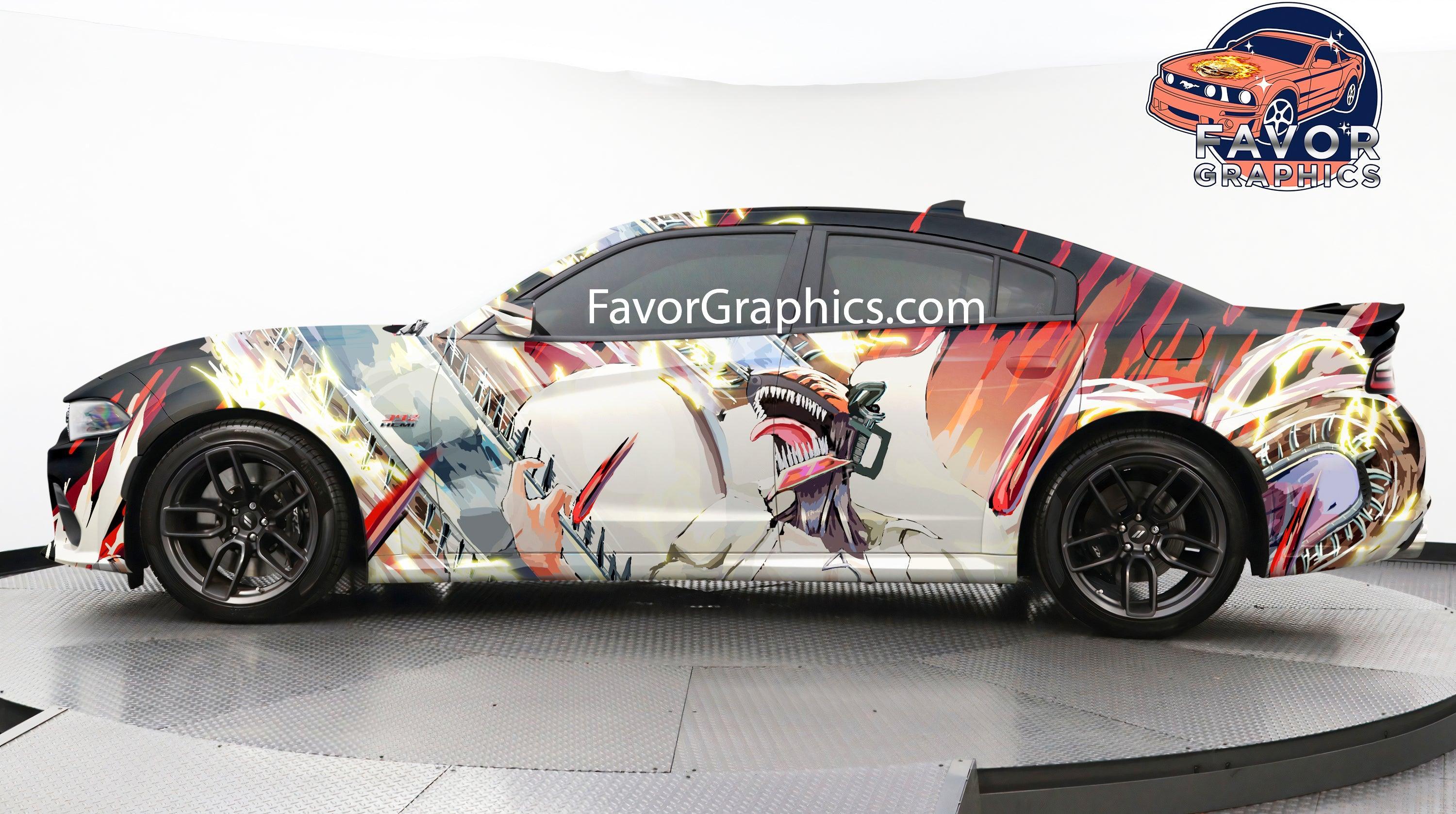 Denji Chainsaw Man Itasha Full Car Vinyl Wrap Decal Sticker – Favor ...