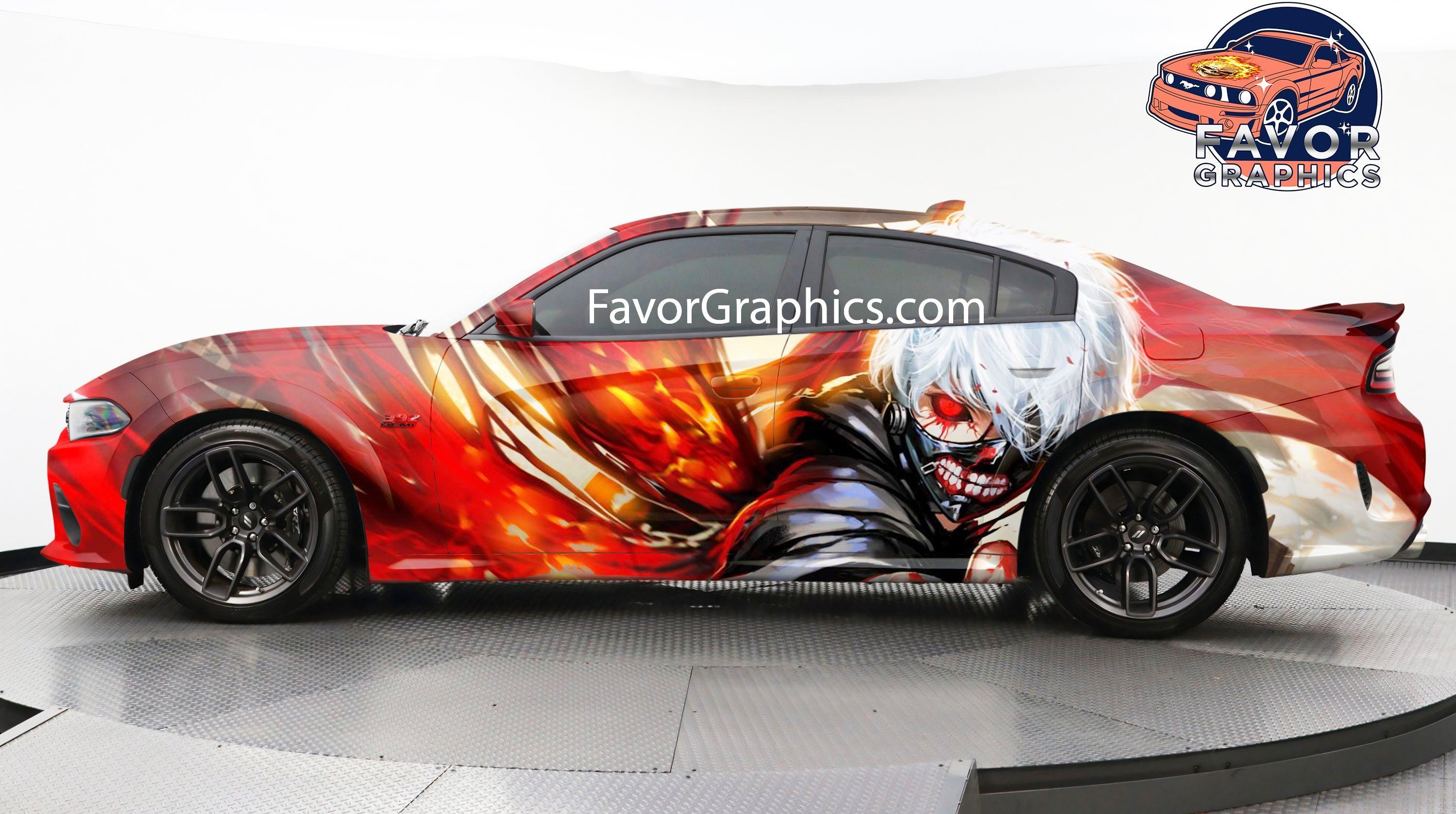 Kaneki Ken Tokyo Ghoul Itasha Full Car Vinyl Wrap Decal Sticker – Favor ...