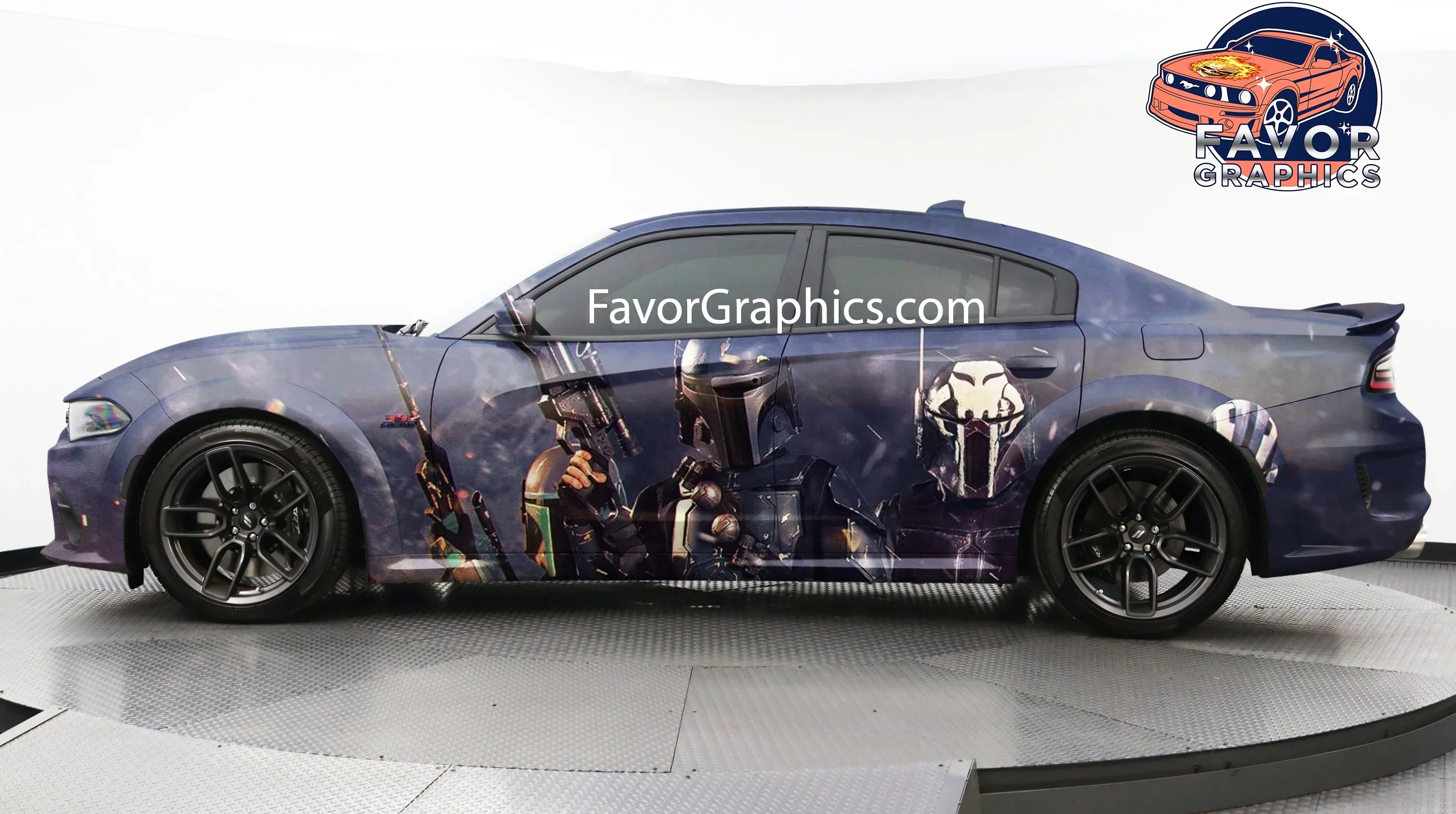 The Mandalorian Itasha Full Car Vinyl Wrap Decal Sticker – Favor Graphics