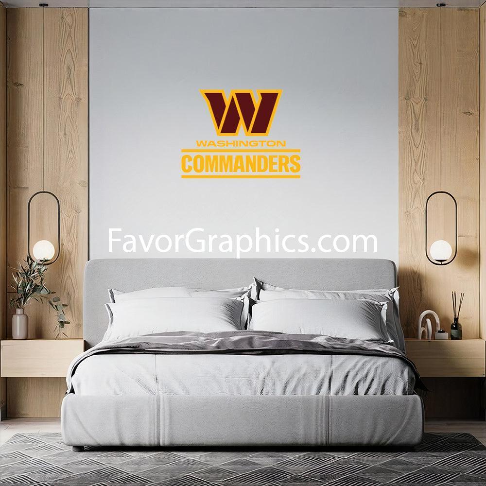 Washington Commanders Home Room Wall Vinyl Decal Sticker Mural Poster ...