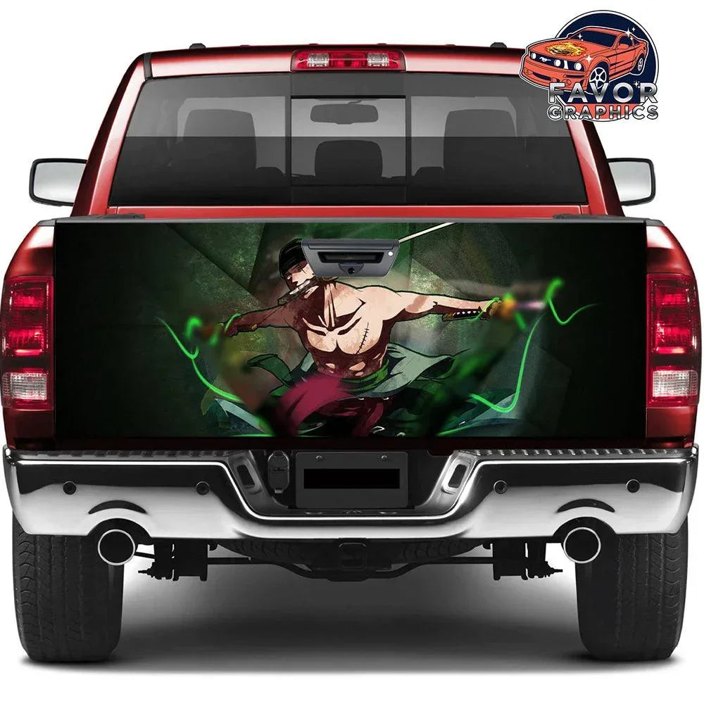 Roronoa Zoro Tailgate Wraps For Trucks SUV Vinyl Wrap – Favor Graphics