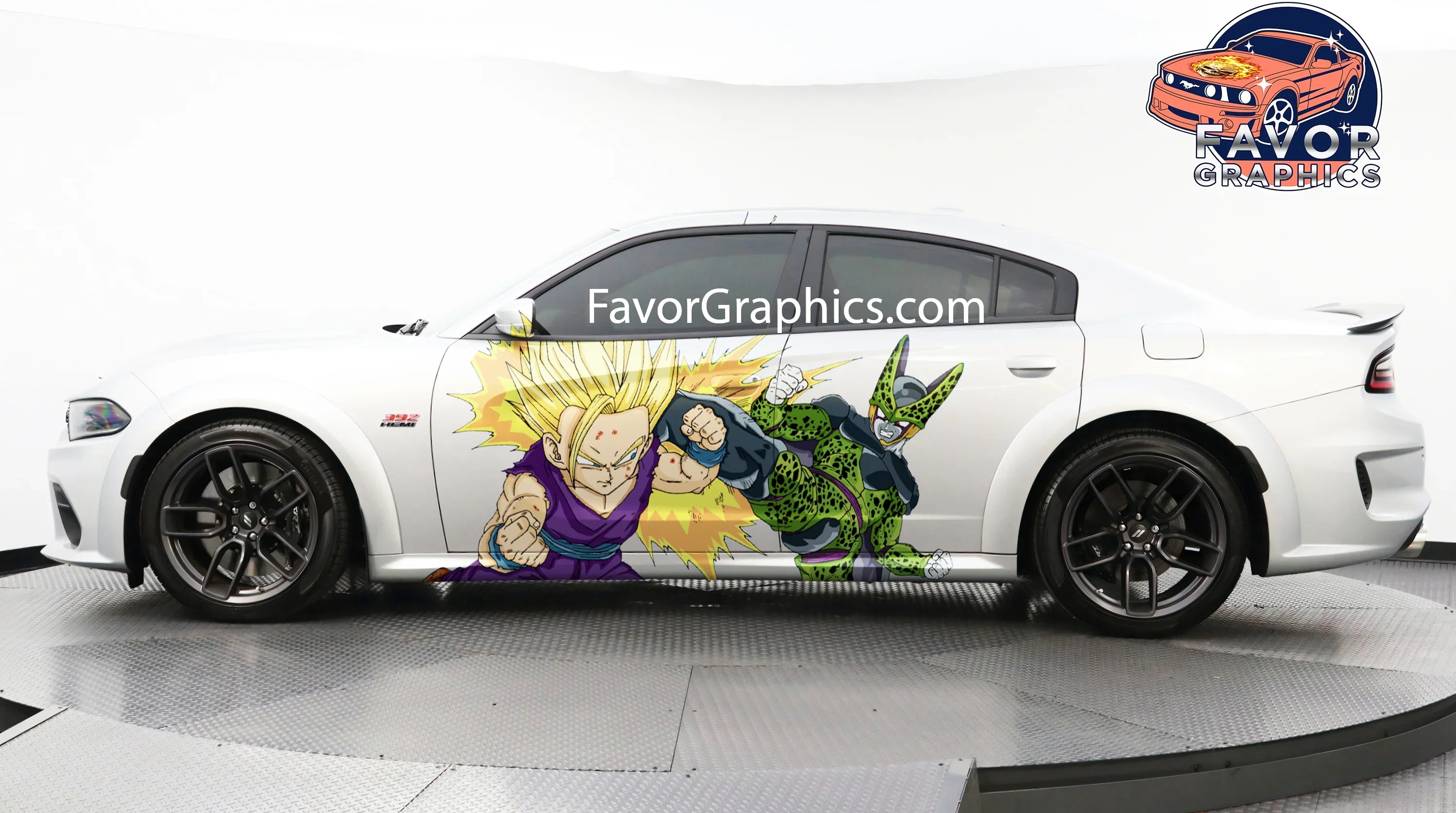 Gohan vs Cell Dragon Ball Itasha Full Car Vinyl Wrap Decal Sticker ...