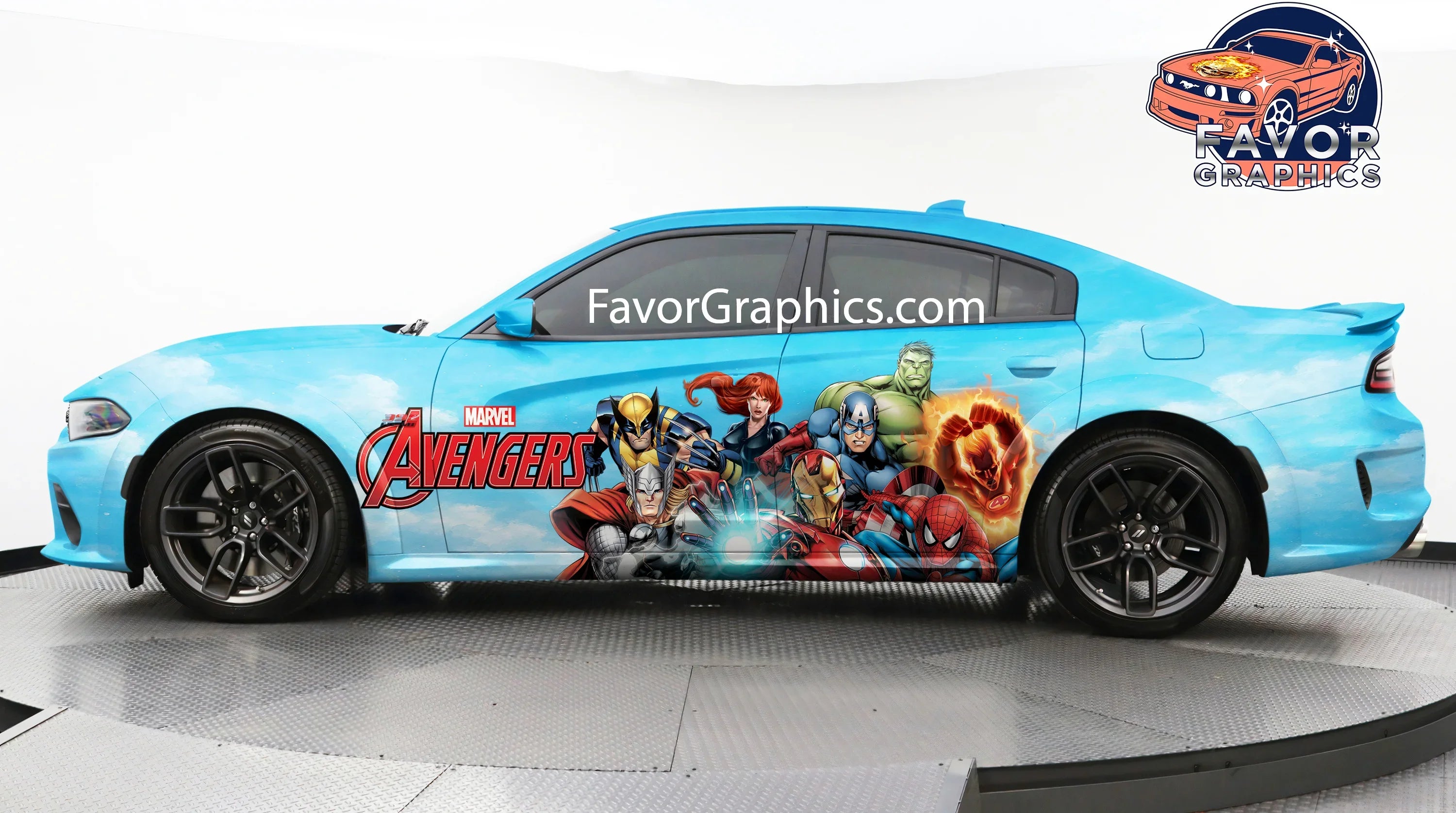 Avengers Superheroes Itasha Full Car Vinyl Wrap Decal Sticker – Favor ...