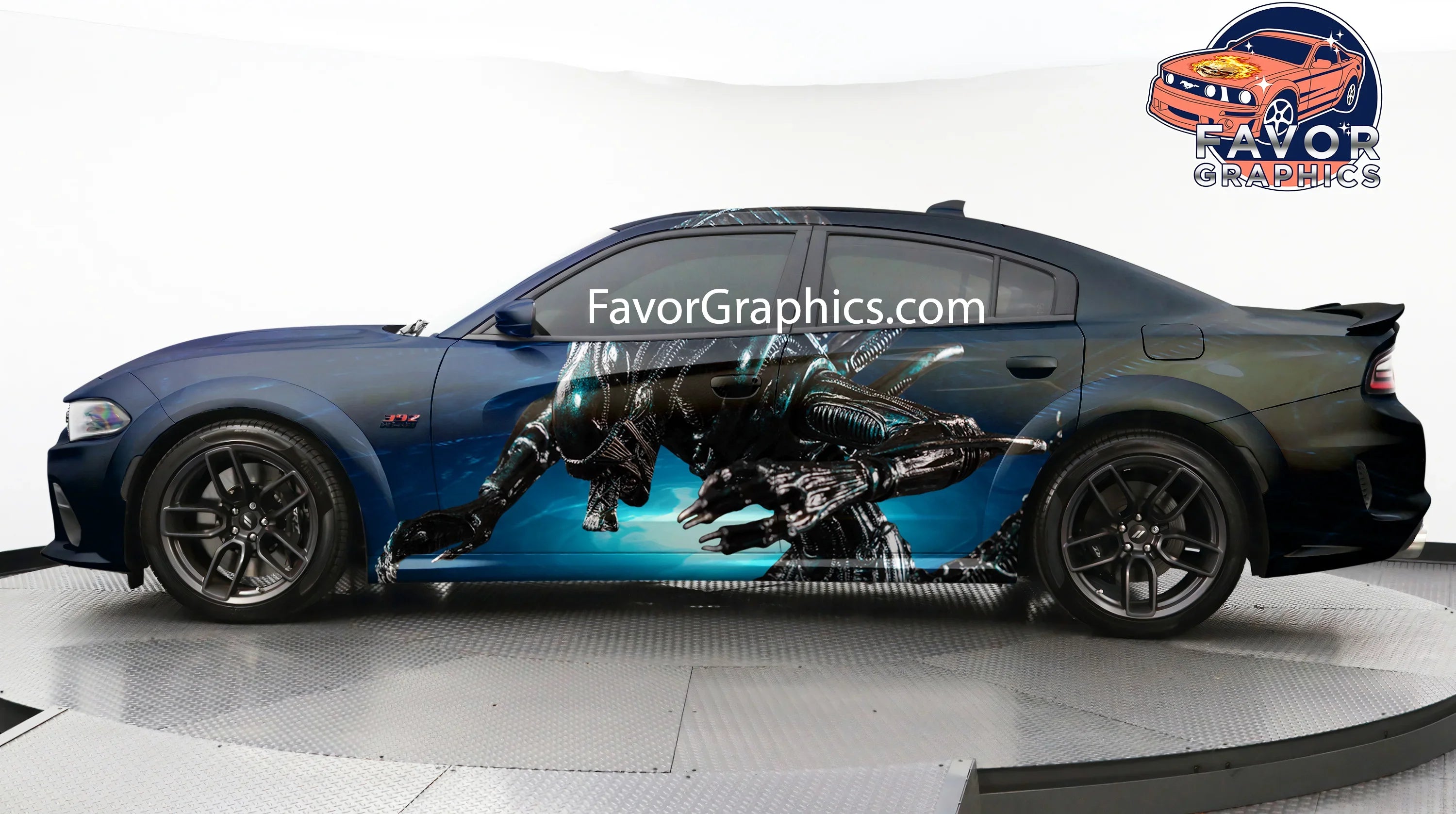 Xenomorph Itasha Full Car Vinyl Wrap Decal Sticker – Favor Graphics