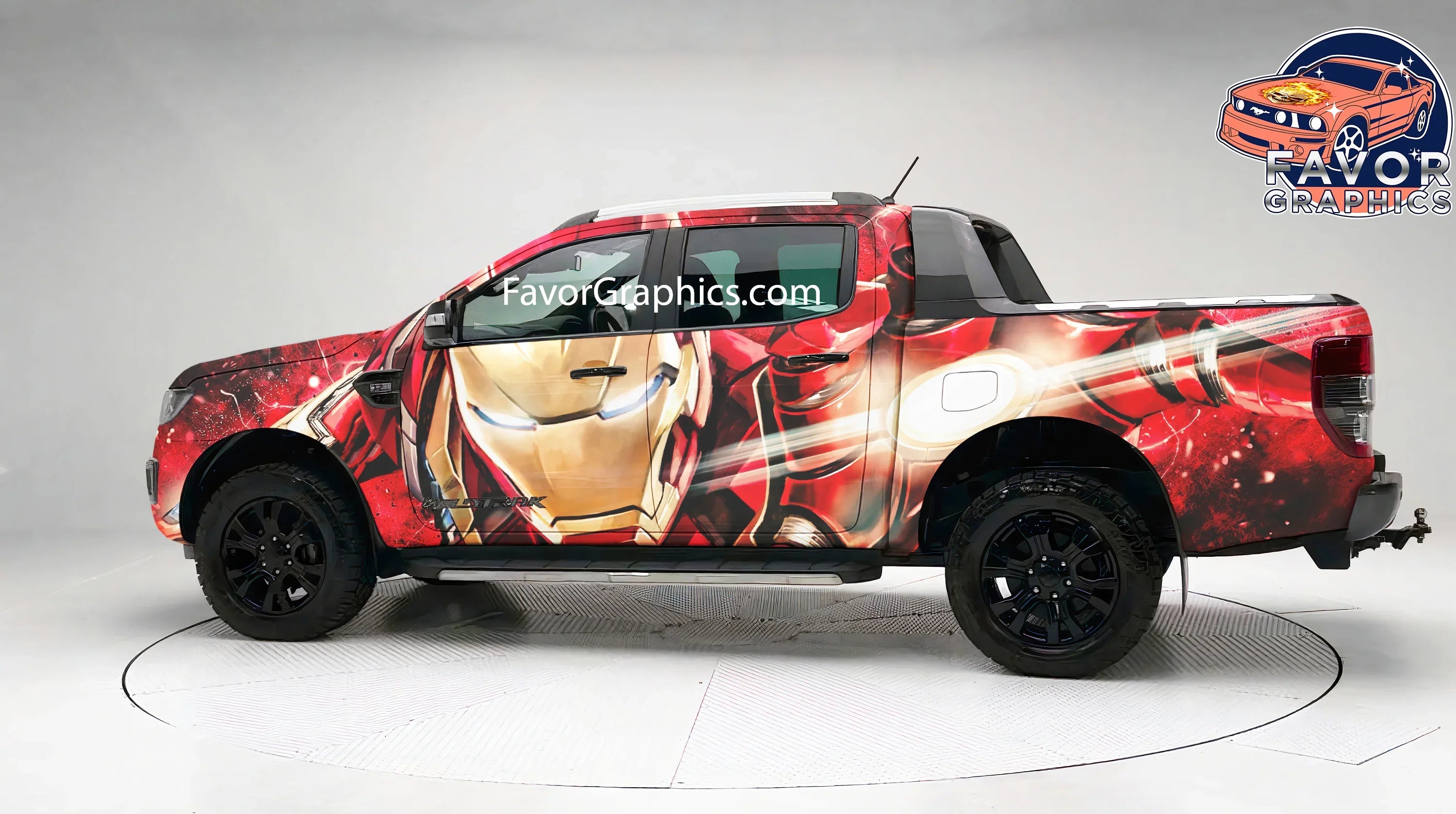 Iron Man Itasha Full Car Vinyl Wrap Decal Sticker – Favor Graphics