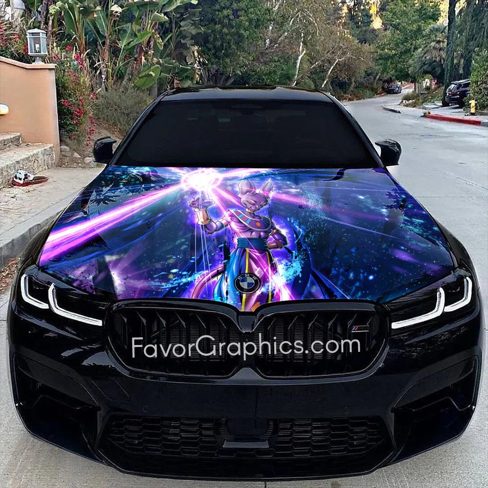Beerus Dragon Ball Itasha Car Vinyl Hood Wrap Decal Sticker – Favor ...