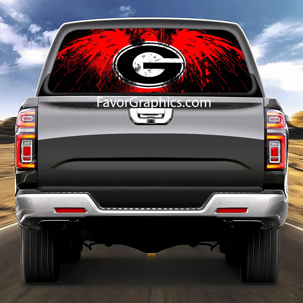 Georgia Bulldogs Rear Window Perforated Vinyl Wrap Car Truck – Favor ...