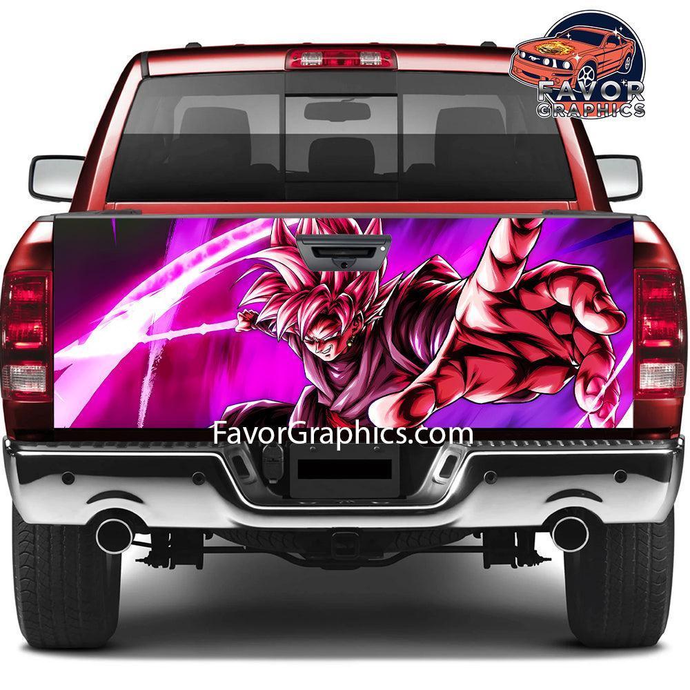 Black Goku Tailgate Wraps For Trucks SUV Vinyl Wrap – Favor Graphics
