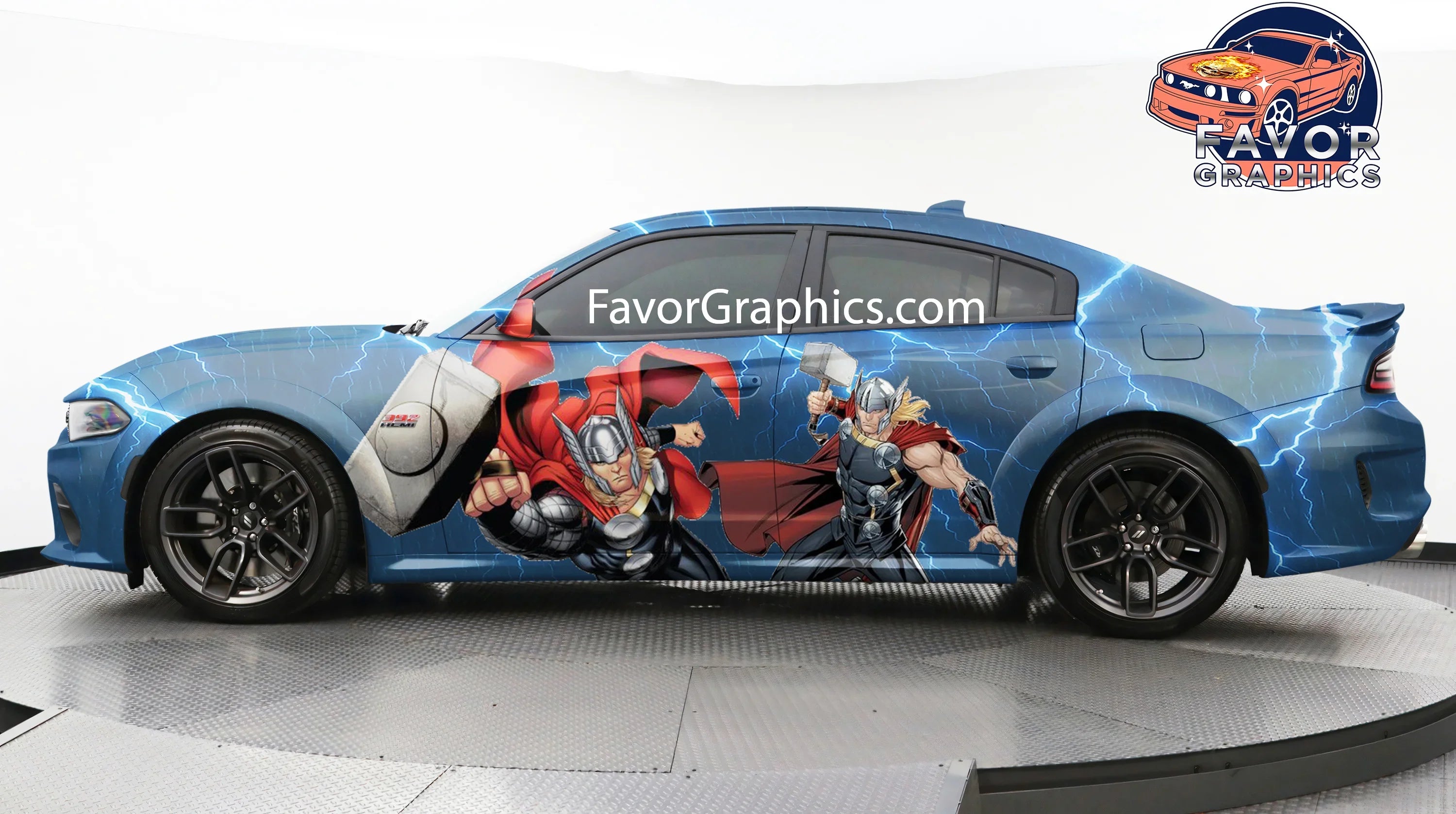 Thor Itasha Full Car Vinyl Wrap Decal Sticker – Favor Graphics