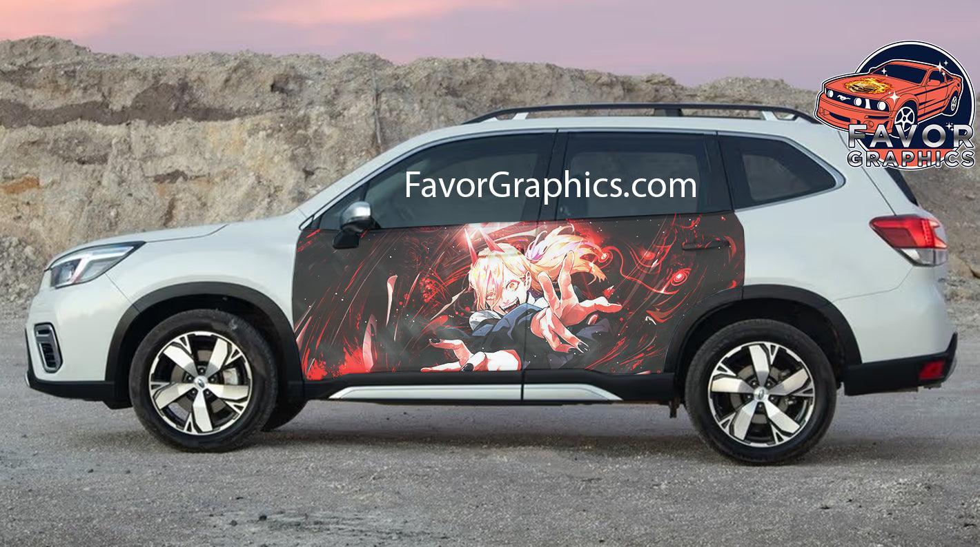 Power Chainsaw Man Car Door Vinyl Wrap Decal Sticker – Favor Graphics