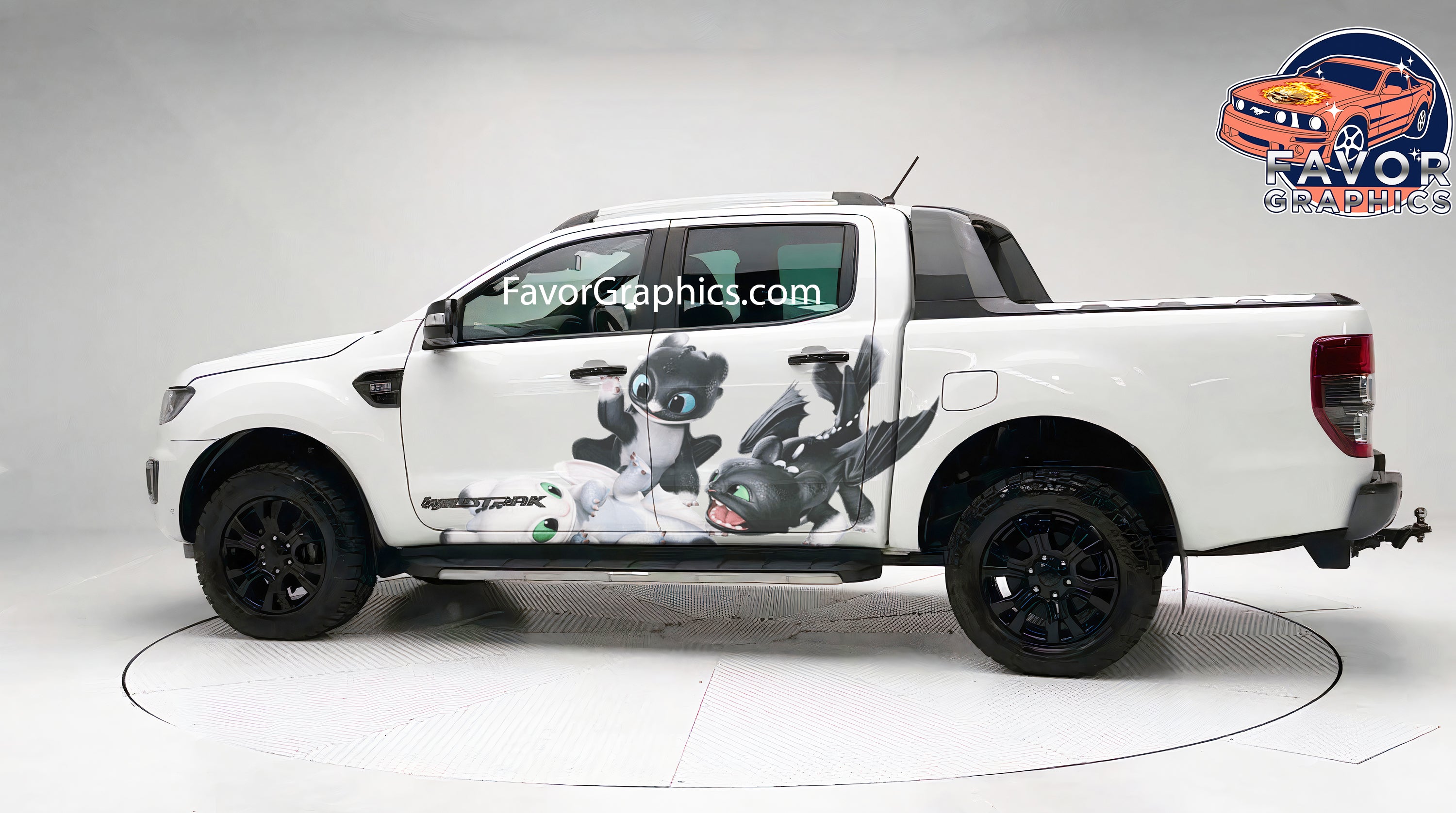 Toothless Itasha Full Car Vinyl Wrap Decal Sticker – Favor Graphics