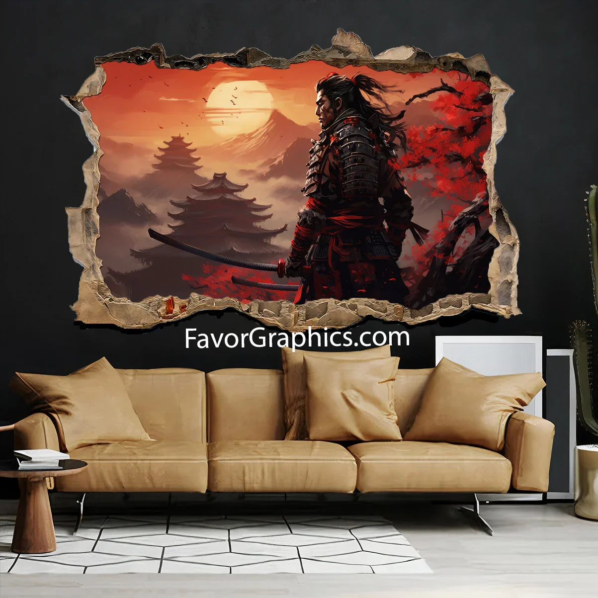 Samurai Vinyl Wall Art Decal Sticker Poster Print Mural – Favor Graphics