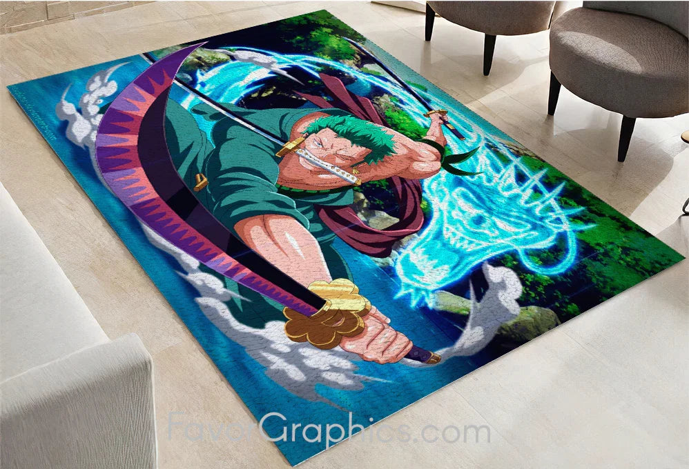 Roronoa Zoro Home Bedroom Decor Rug Carpet Mat – Favor Graphics