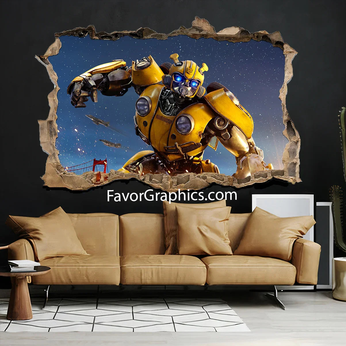 Bumblebee Vinyl Wall Art Decal Sticker Poster Print Mural – Favor Graphics