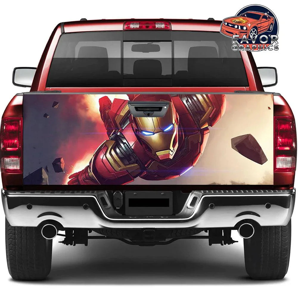 Iron Man Tailgate Wraps For Trucks SUV Vinyl Wrap – Favor Graphics