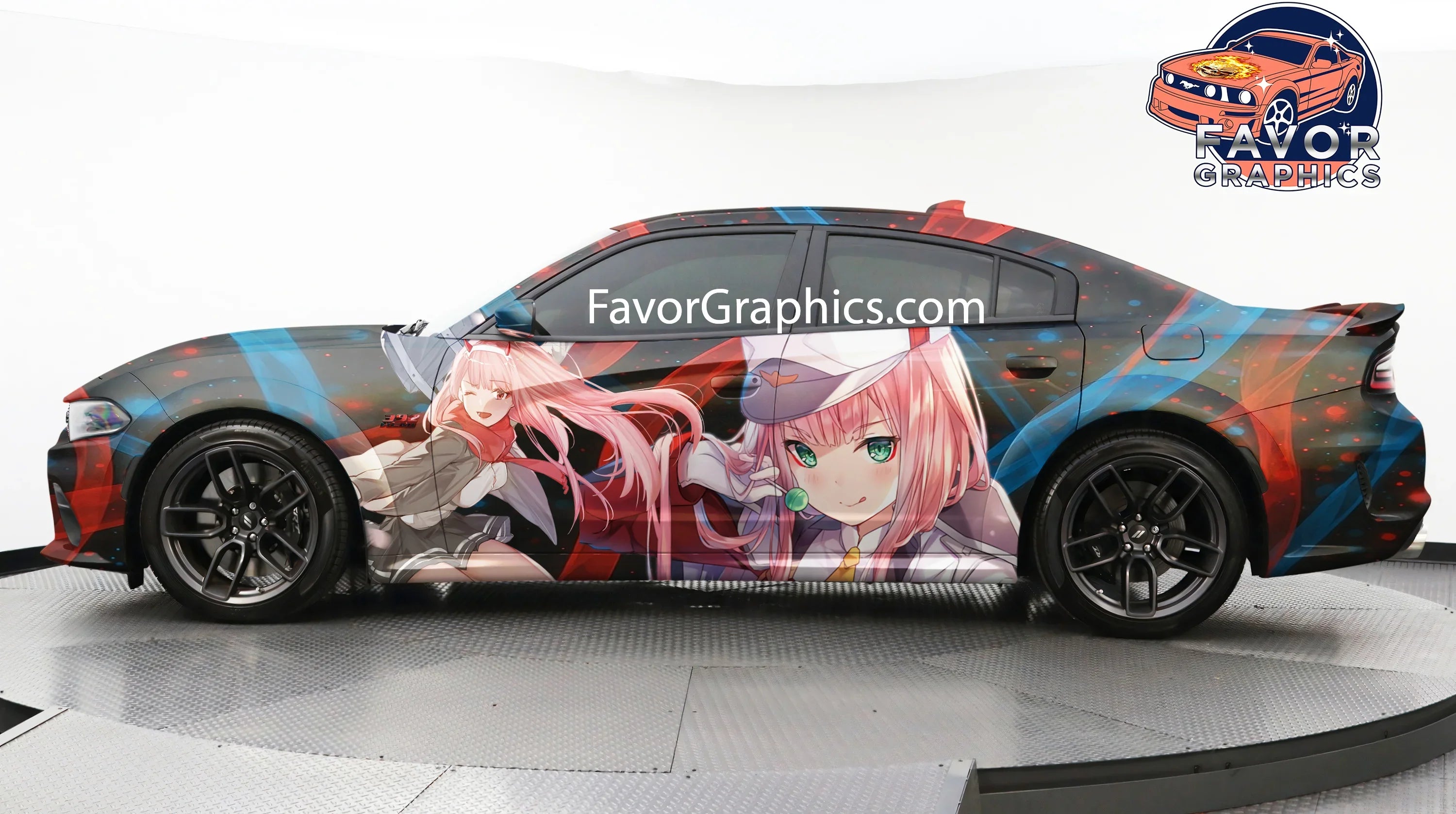 Zero Two Itasha Full Car Vinyl Wrap Decal Sticker – Favor Graphics