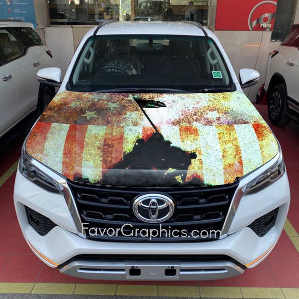 Iwo Jima Itasha Car Vinyl Hood Wrap Decal Sticker – Favor Graphics