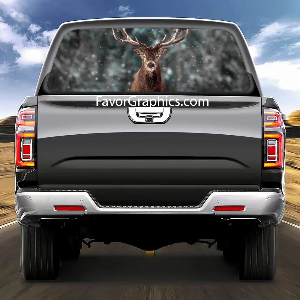Deer Rear Window Perforated Graphic Vinyl Decal Car Truck UTV – Favor ...
