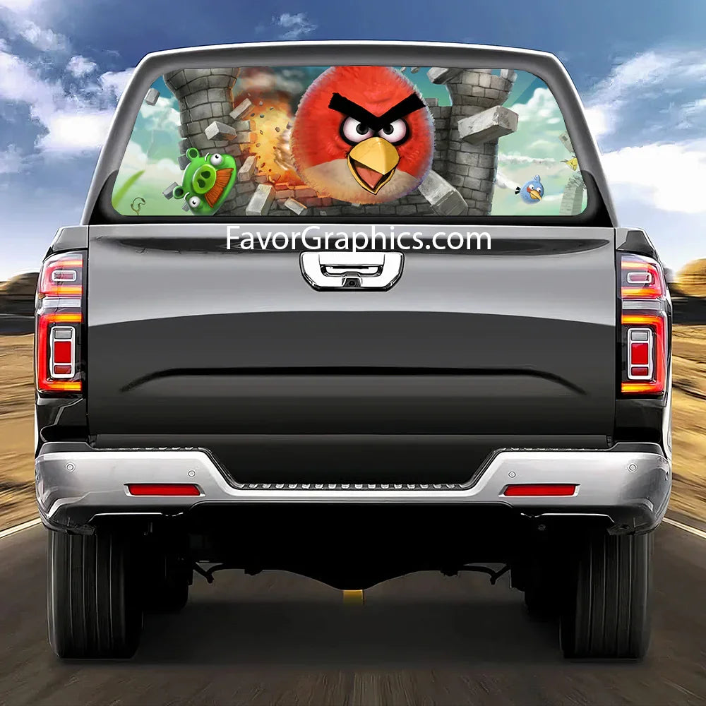 Angry Birds Rear Window Perforated Graphic Vinyl Decal Car Truck UTV ...