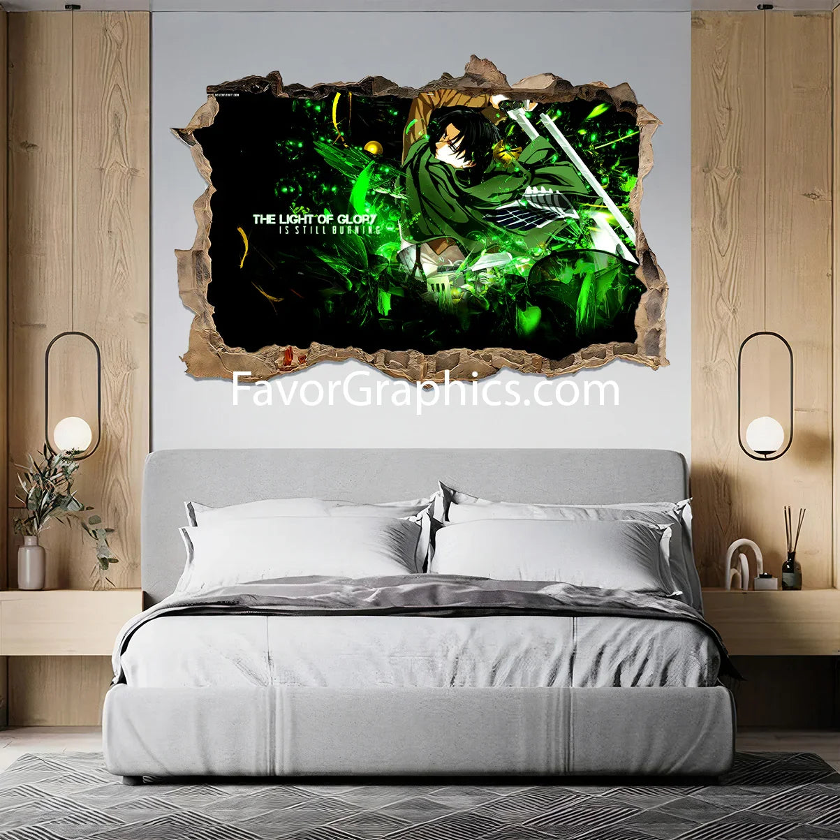 Levi Ackerman Vinyl Wall Art Decal Sticker Poster Print Mural – Favor ...