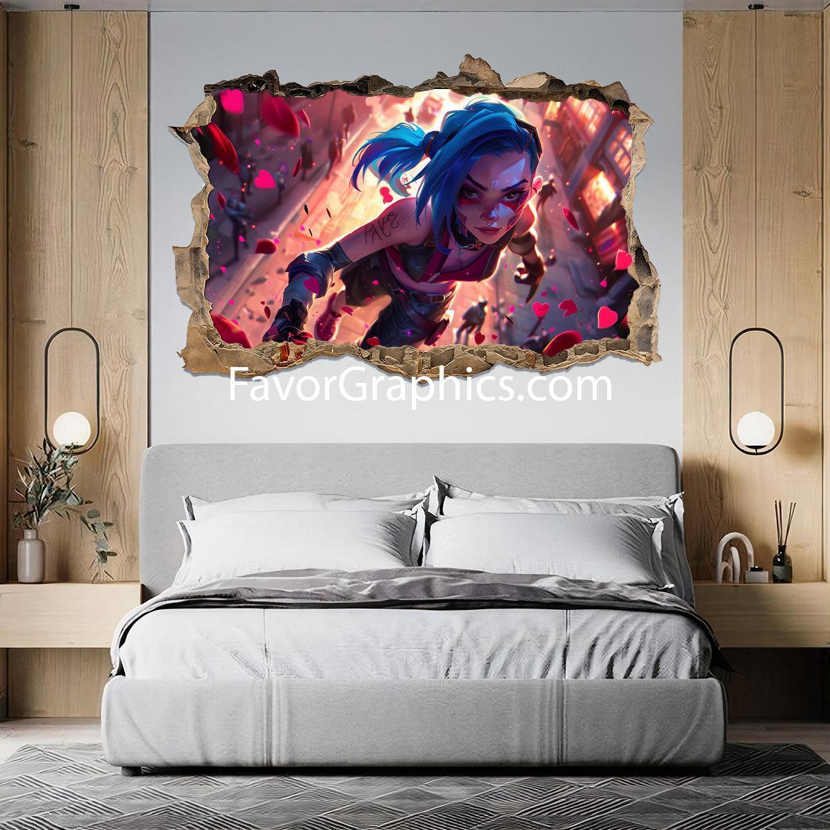 Jinx (League Of Legends) Vinyl Wall Art Decal Sticker Poster Print Mur ...