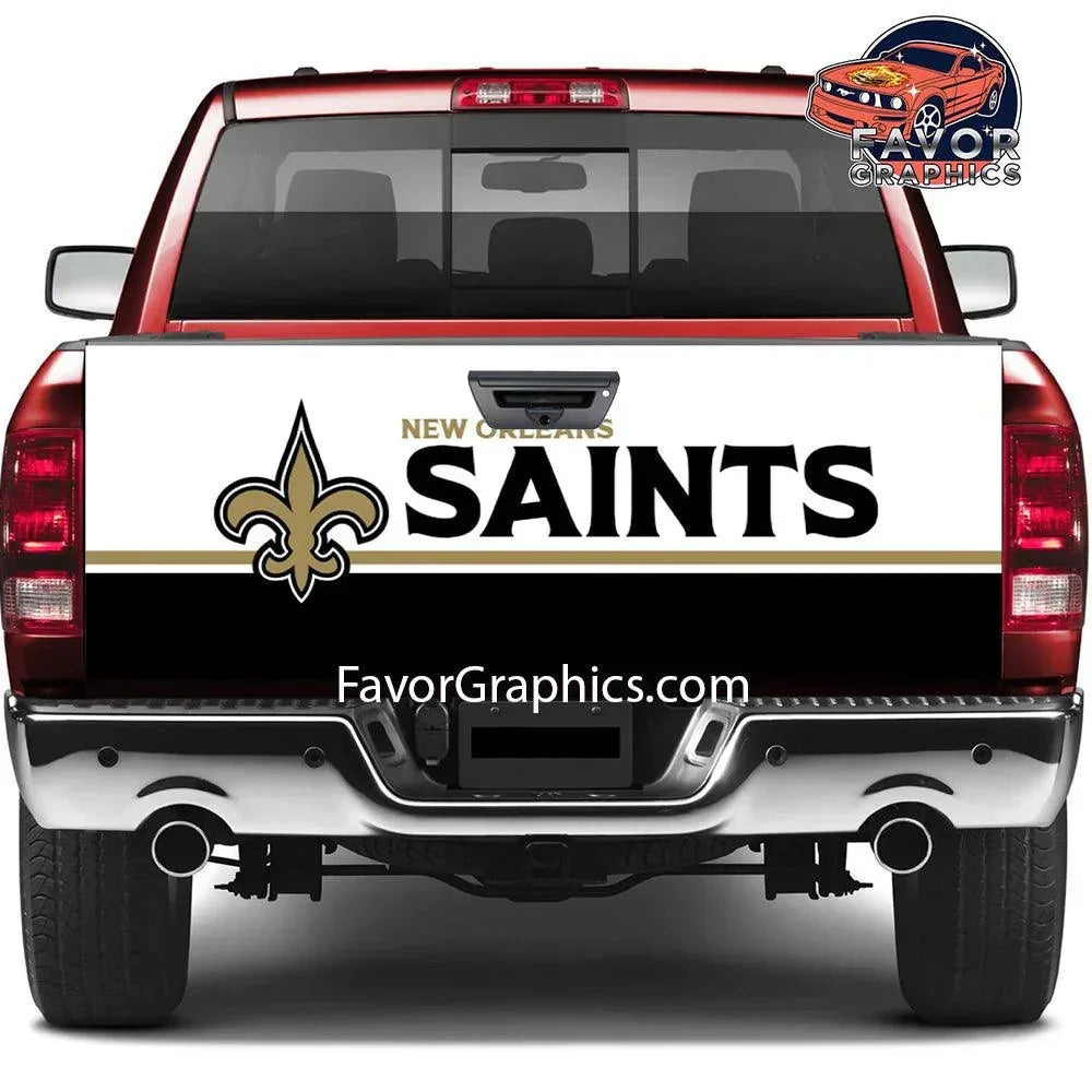 New Orleans Saints Tailgate Wraps For Trucks SUV Vinyl Wrap – Favor ...