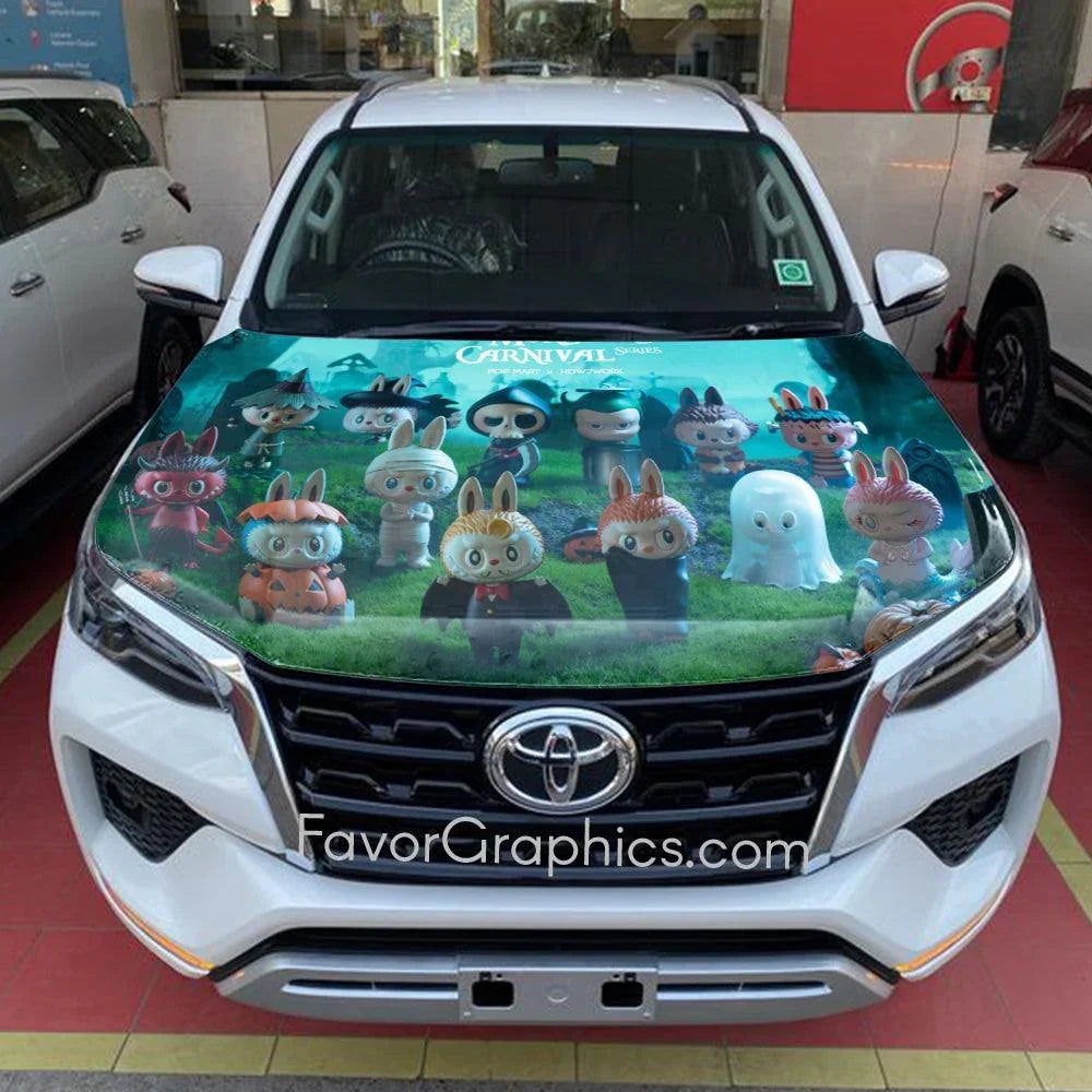 Labubu Itasha Car Vinyl Hood Wrap Decal Sticker – Favor Graphics