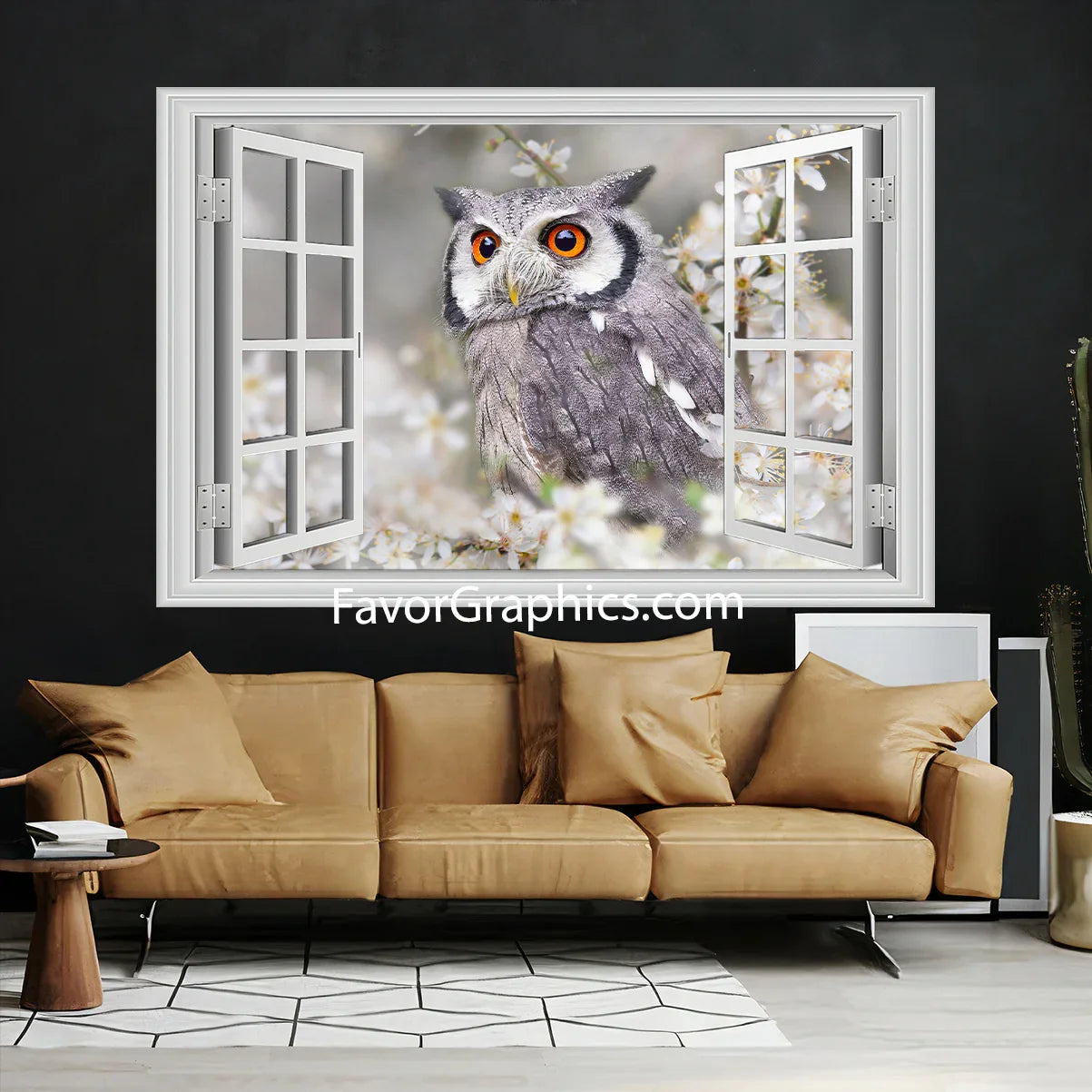 Owl Vinyl Wall Art Decal Sticker Poster Print Mural – Favor Graphics