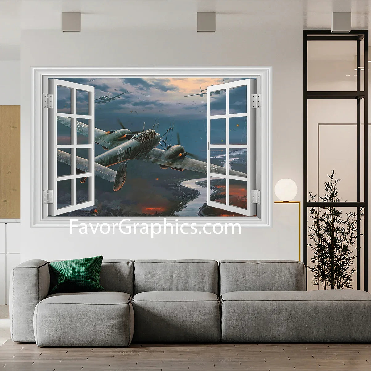 Aircraft Vinyl Wall Art Decal Sticker Poster – Favor Graphics