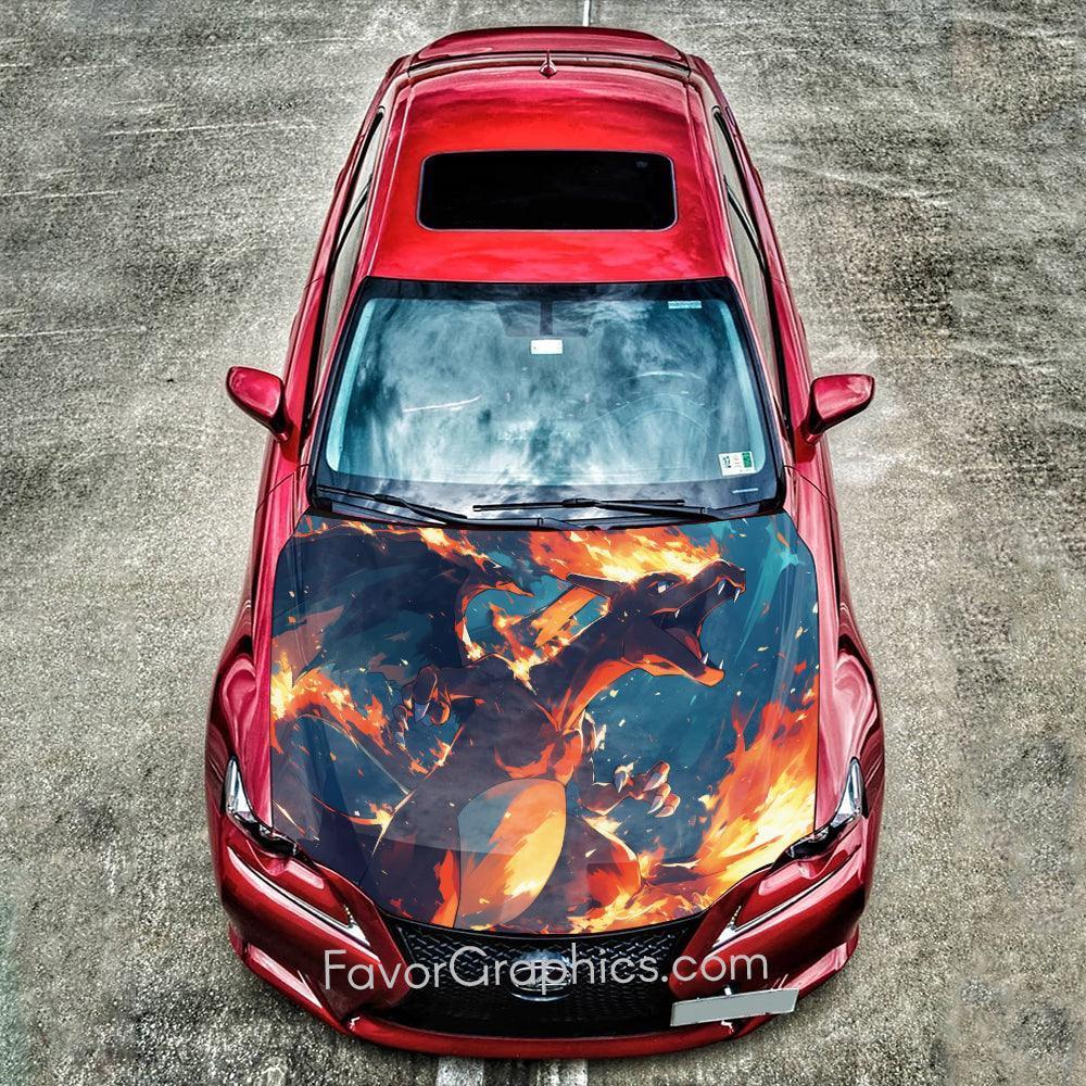 Charizard Itasha Car Vinyl Hood Wrap Decal Sticker – Favor Graphics