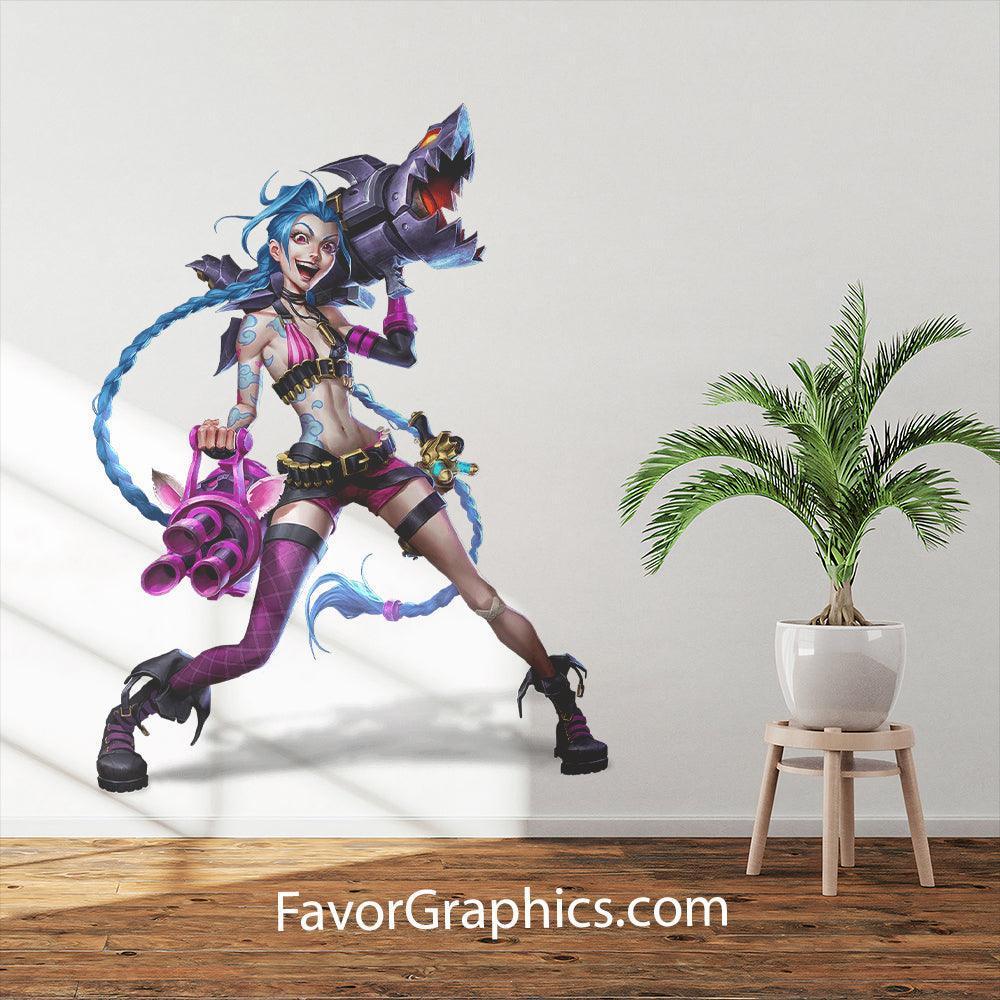 JInx League Of Legends Home Room Wall Vinyl Decal Sticker Mural Poster ...
