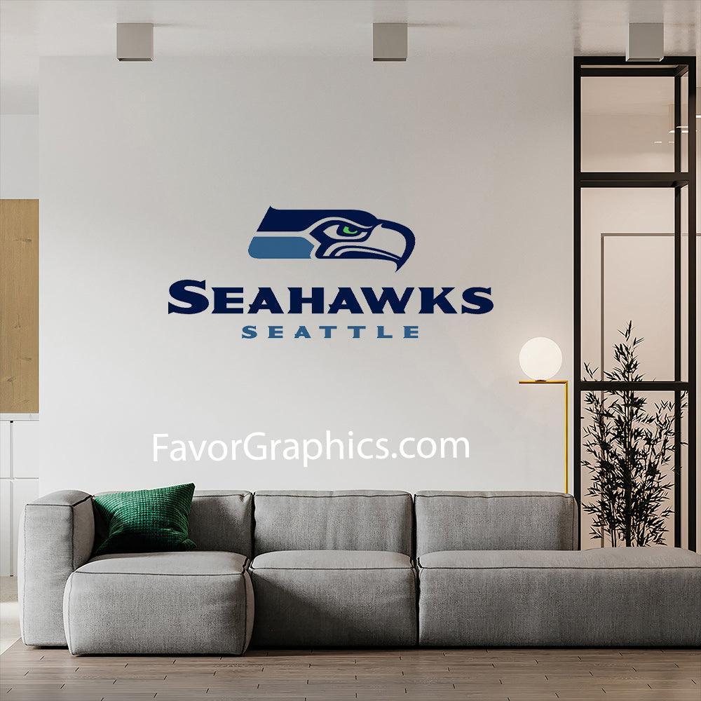 Seattle Seahawks Home Room Wall Vinyl Decal Sticker Mural Poster ...
