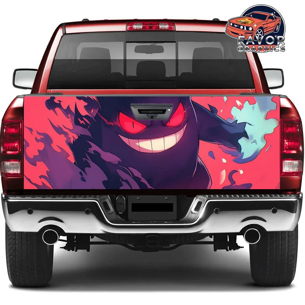 Gengar (Pokemon) Tailgate Wraps For Trucks SUV Vinyl Wrap – Favor Graphics