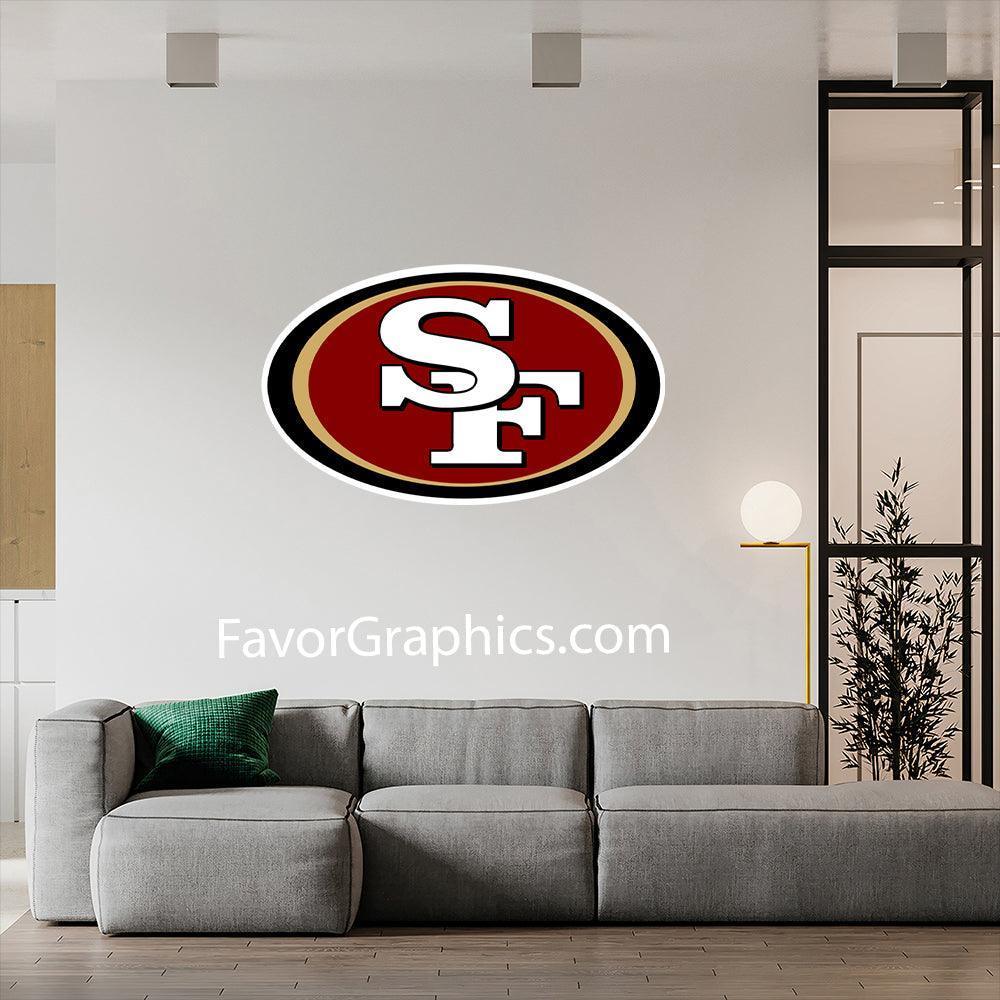 San Francisco 49ers Home Room Wall Vinyl Decal Sticker Mural Poster ...
