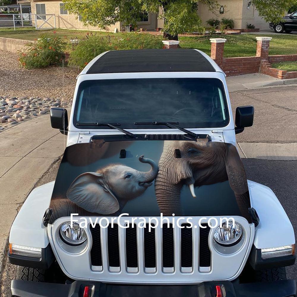 Elephant Itasha Car Vinyl Hood Wrap Decal Sticker – Favor Graphics