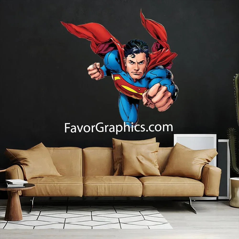 Superman Home Room Wall Vinyl Decal Sticker Mural Poster – Favor Graphics