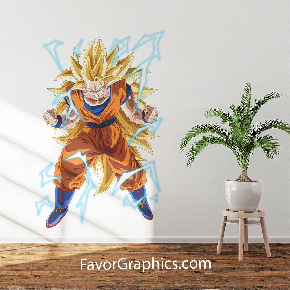 Goku Dragon Ball Home Room Wall Vinyl Decal Sticker Mural Poster ...