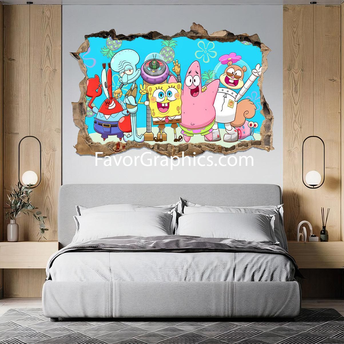 Spongebob Vinyl Wall Art Decal Sticker Poster Print Mural – Favor Graphics