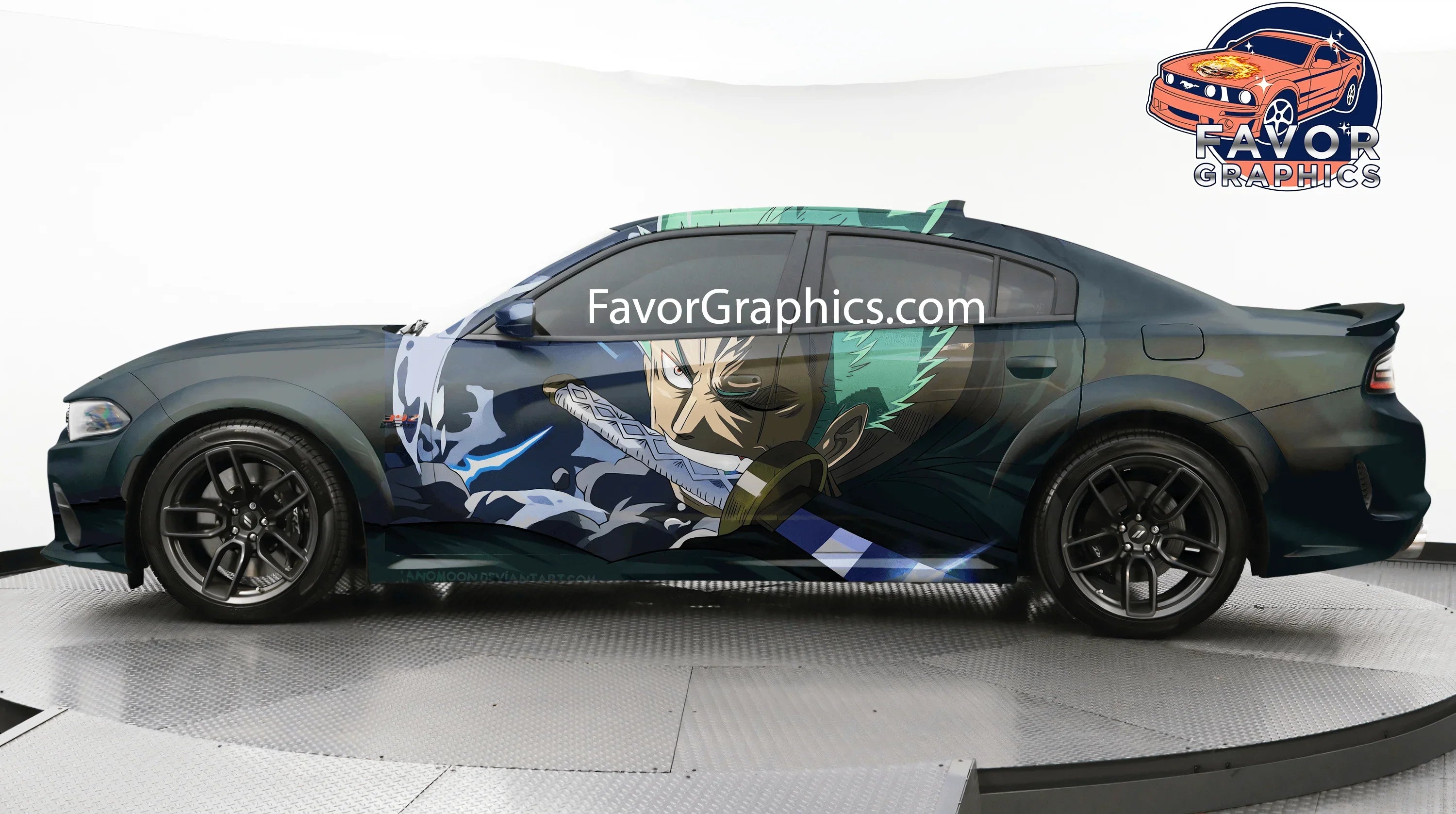 Roronoa Zoro Itasha Full Car Vinyl Wrap Decal Sticker – Favor Graphics