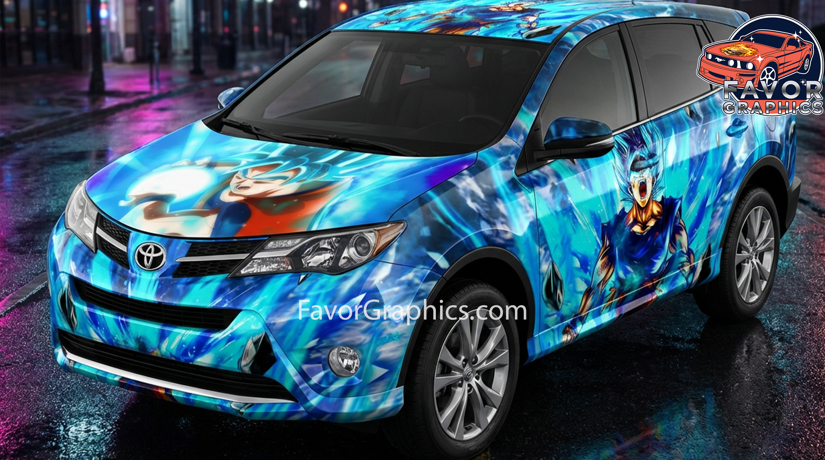 Goku Ultra Instinct Itasha Full Car Vinyl Wrap Decal Sticker – Favor ...