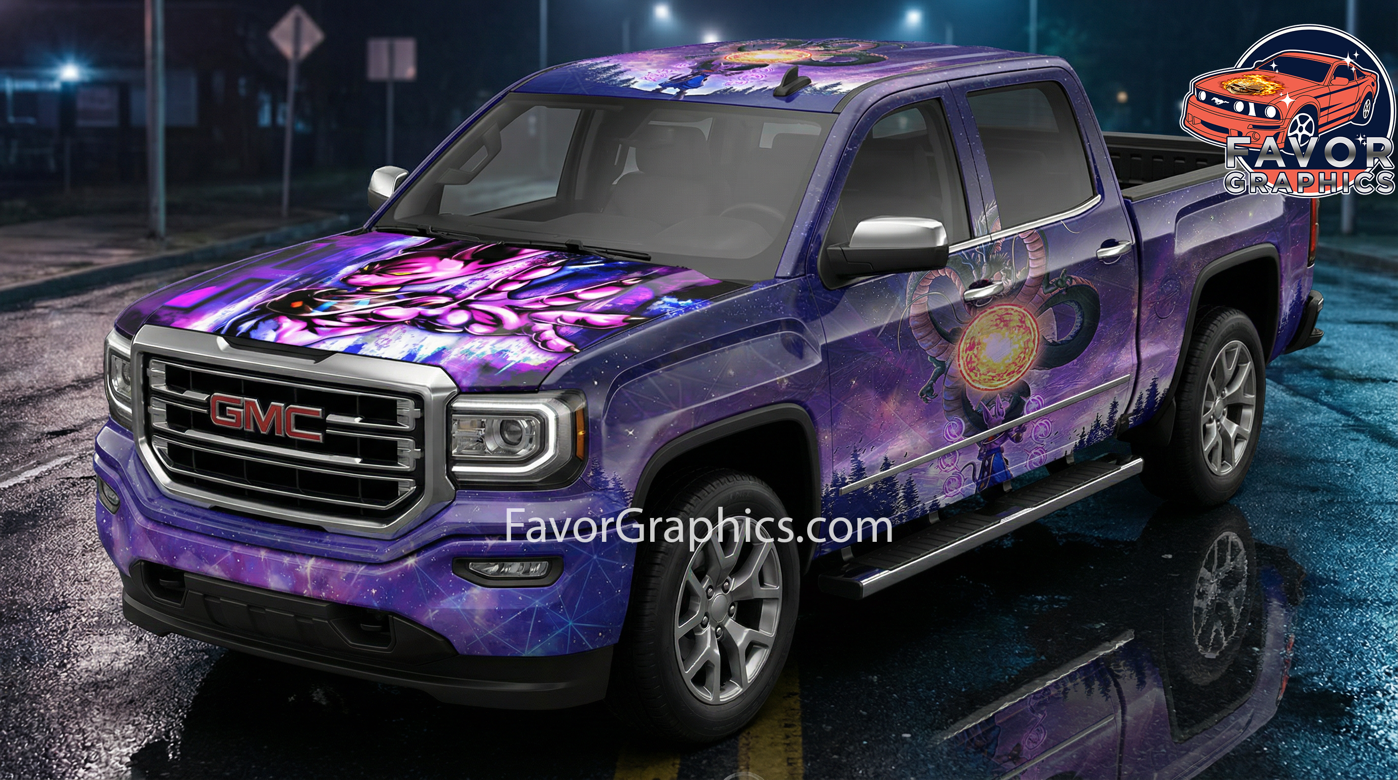 Beerus Dragon Ball Itasha Full Car Vinyl Wrap Decal Sticker – Favor ...