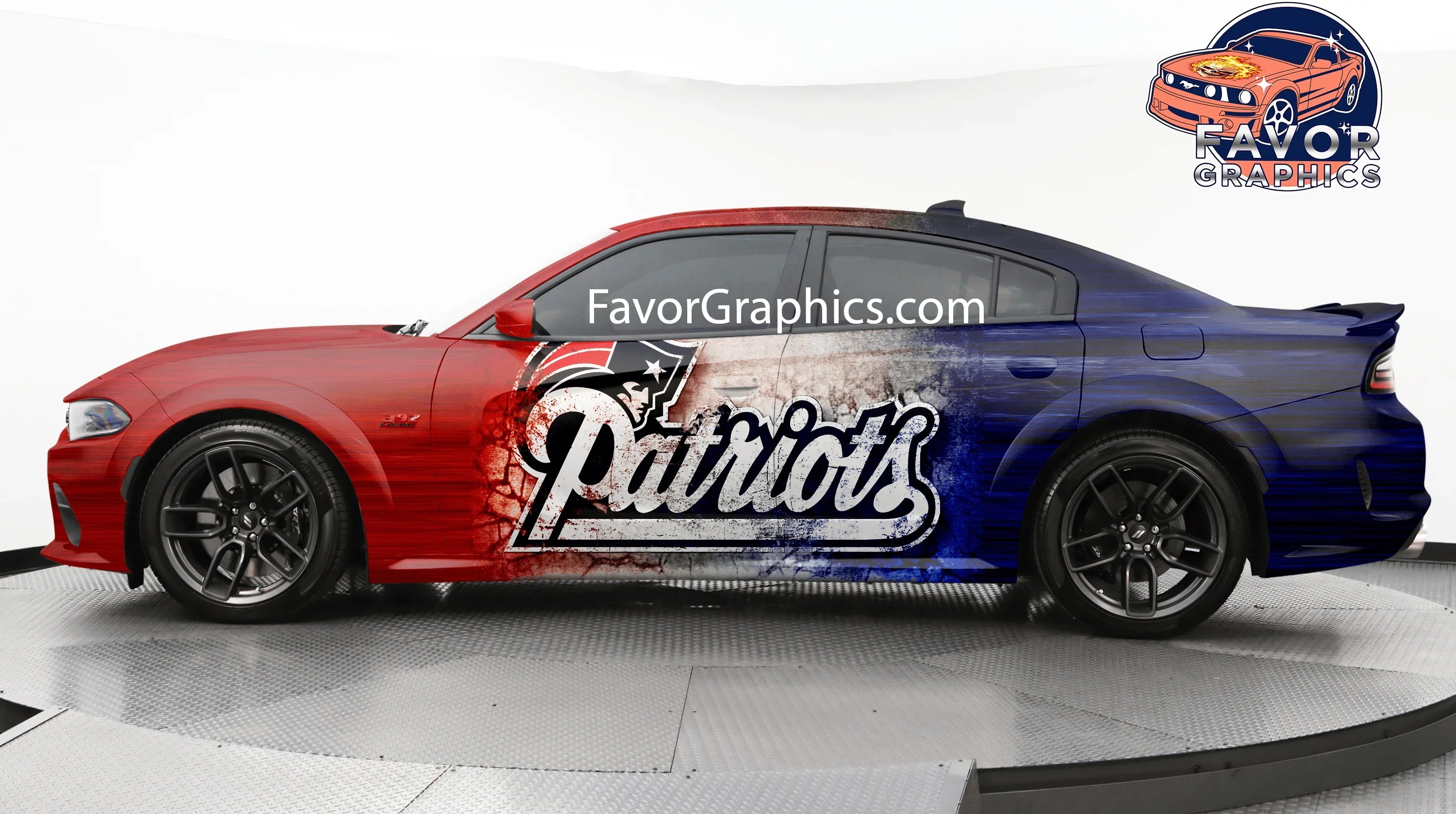 New England Patriots Itasha Full Car Vinyl Wrap Decal Sticker – Favor ...