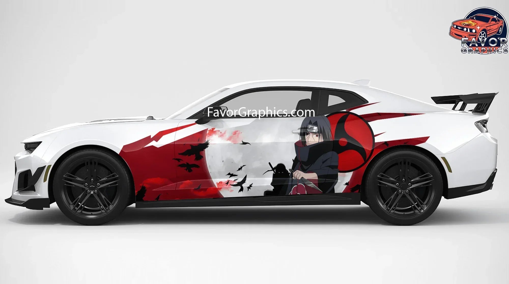 Itachi Uchiha Itasha Full Car Vinyl Wrap Decal Sticker – Favor Graphics