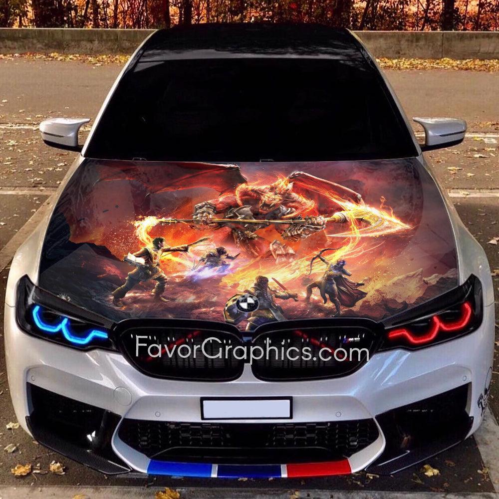 Dungeons & Dragons Itasha Car Vinyl Hood Wrap Decal Sticker – Favor ...