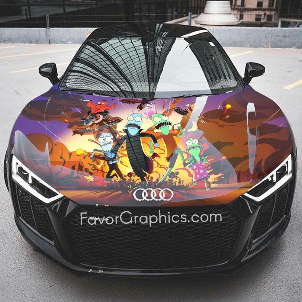 Solar Opposites Itasha Car Decal Vinyl Hood Wrap Sticker – Favor Graphics