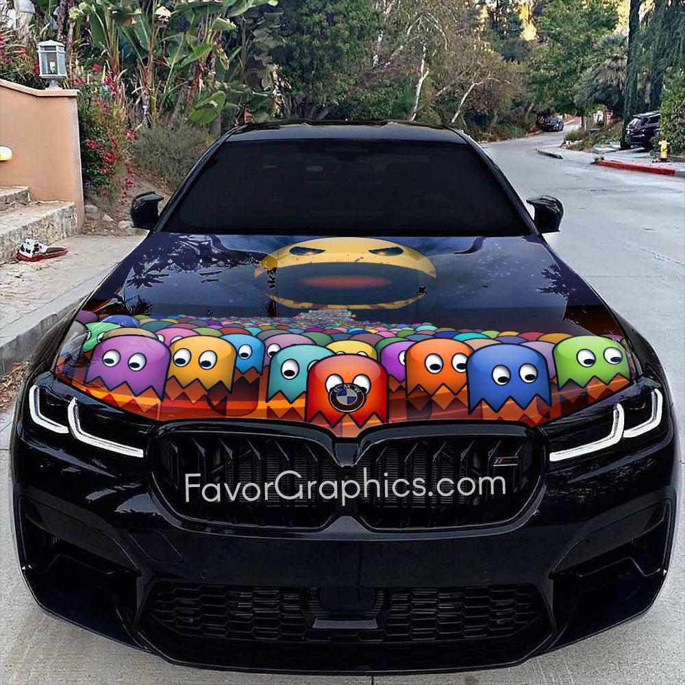 Pac-Man Itasha Car Vinyl Hood Wrap – Favor Graphics