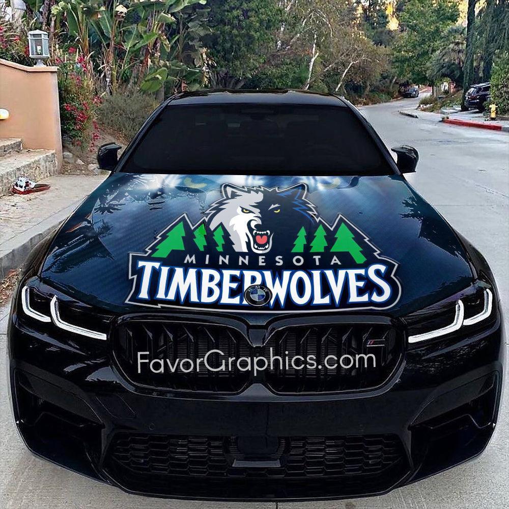 Minnesota Timberwolves Itasha Car Vinyl Hood Wrap Decal Sticker – Favor ...